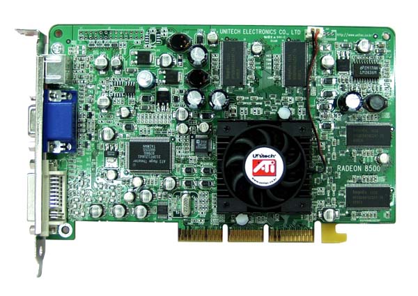 (주)유니텍 제조 ATi 8500 275Mhz 판매개시:: 보드나라