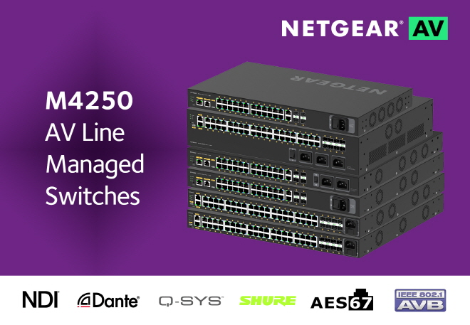 넷기어코리아, KOBA 2023에서 AV over IP 시장을 선도할 M4250 네트워크 스위치 선보일 예정 | 케이벤치 보도자료